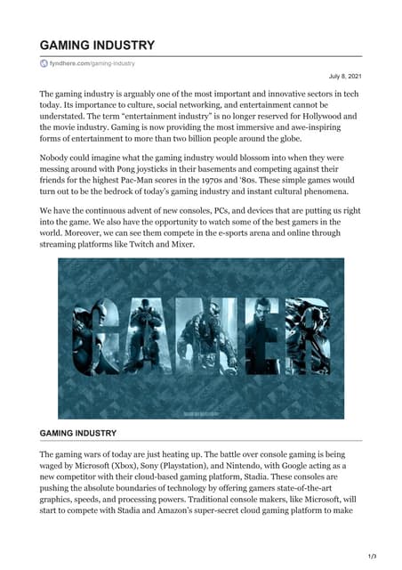 Gaming Industry.pptx