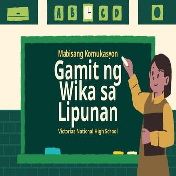 gamit-ng-Wika AYON KAY JACOBSON AT HALIDAY | PPTX