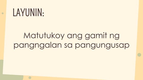 Kayarian ng Pangngalan (Payak, Maylapi, tambalan) | PPTX
