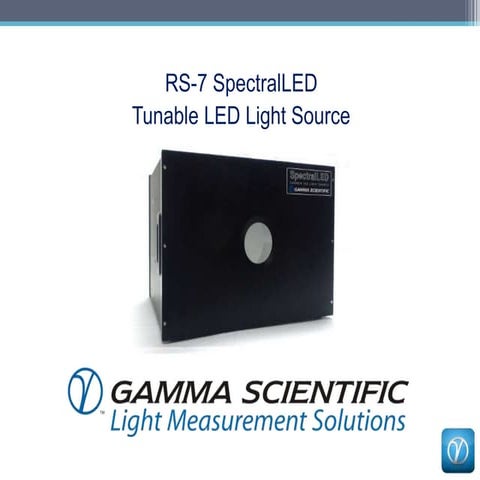 Tunable Multi-Channel LED light source for sensor testing and ...