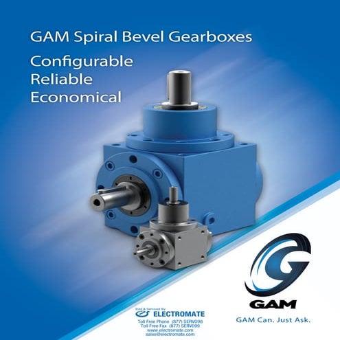 Gam spiral bevel_specsheet | PDF