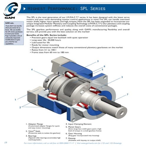 Gam spl brochure | PDF