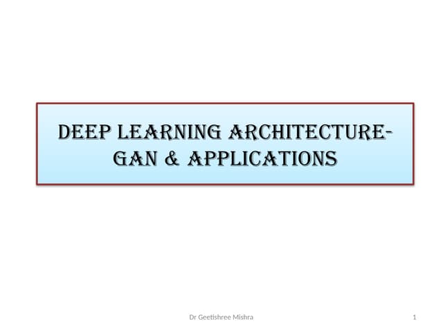GAN - Theory and Applications | PDF