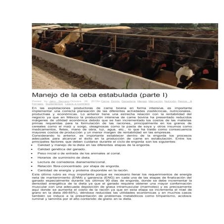 Ganados estabulados conceptos. | DOCX