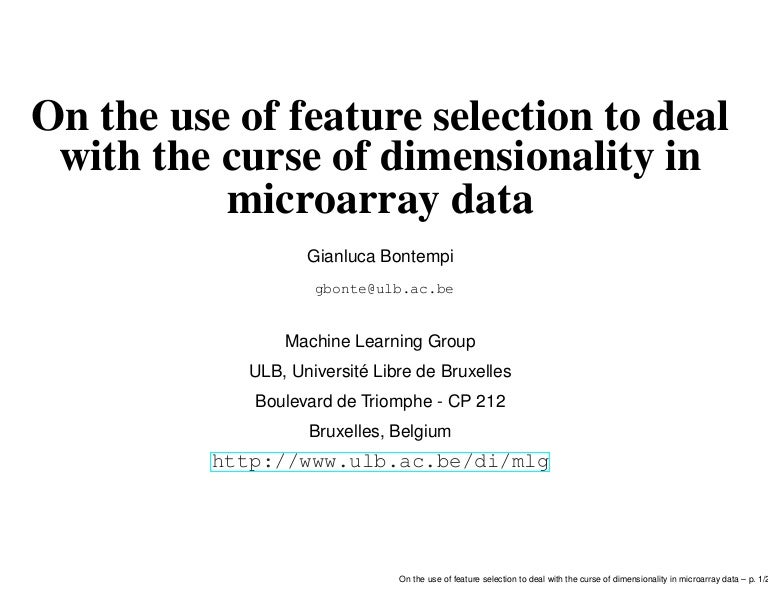 Feature Selection And Microarray Data 
