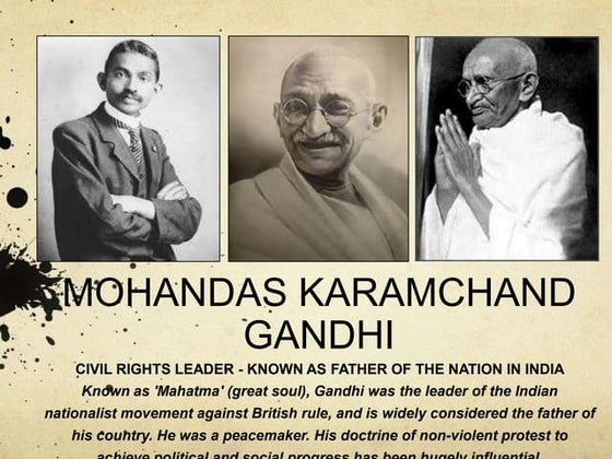 Gandhi and Mandela Powerpoint | PPT | Hinduism | Religion & Spirituality