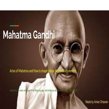 Mahatma Gandhi | PPT