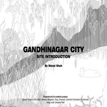 Gandhinagar town planning and master plan study | PDF