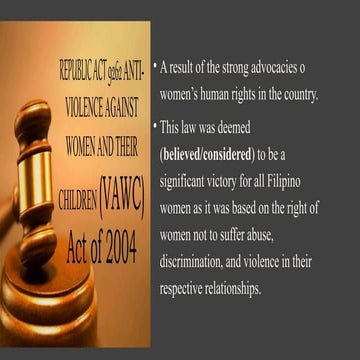 BRGY. 6 RESOLUTION NO. 28 Series of 2019 VAWC | DOCX