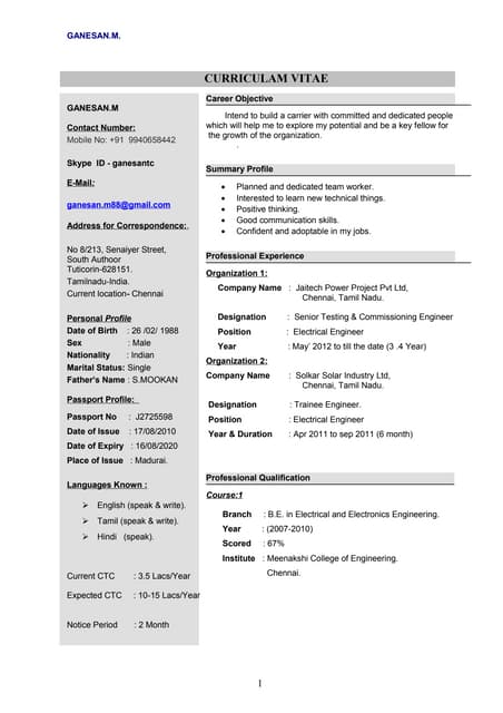 ELECTRICAL DESIGN ENGINEER LT & HT PANELS | PDF