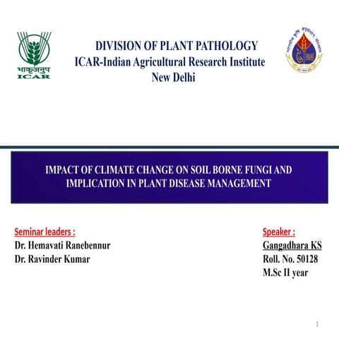 Impact of climate change and implication | PPT