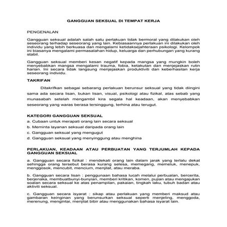 Gangguan seksual di_tempat_kerja | PDF
