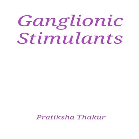 Ganglionic Stimulants | PDF