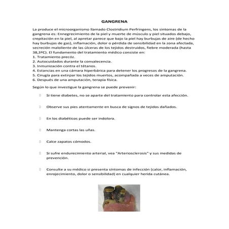 Gangrena | PDF