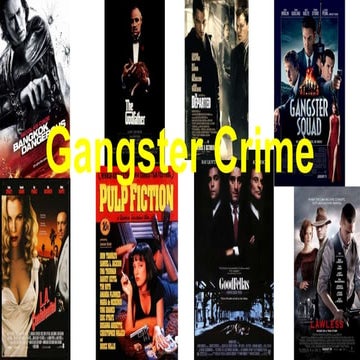 Gangster crime | PPTX
