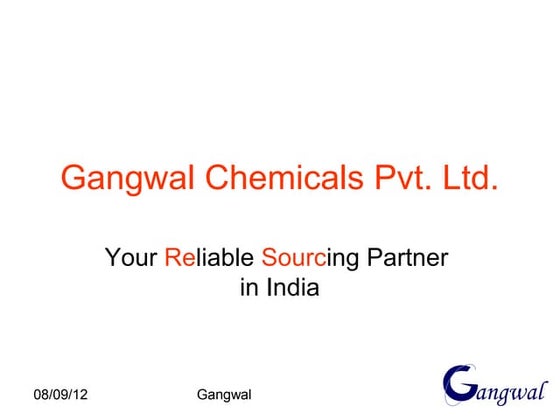 Gangwal Sourcing | PPT