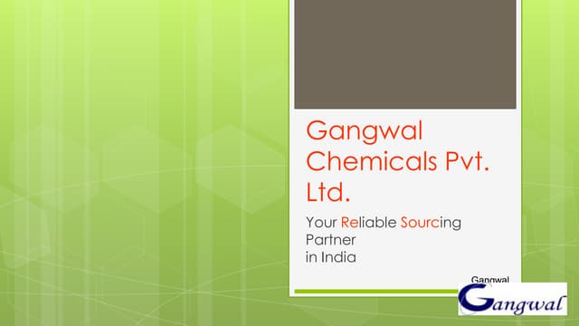 Gangwal Sourcing | PPT