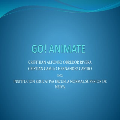 QUE ES Goanimate | PPTX