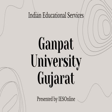 Exploring the Ganpat University Gujarat.pdf