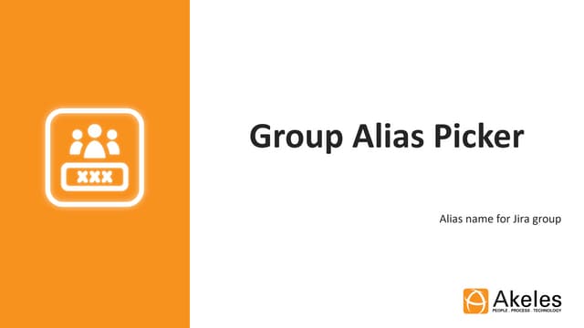 Group Alias Picker For Jira Ppt