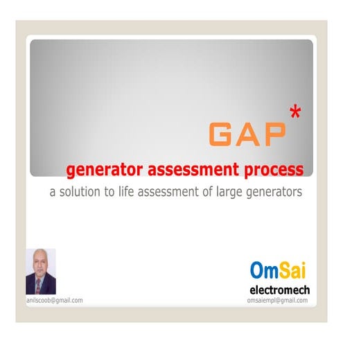Generator Assessment Process - An Overview | PDF