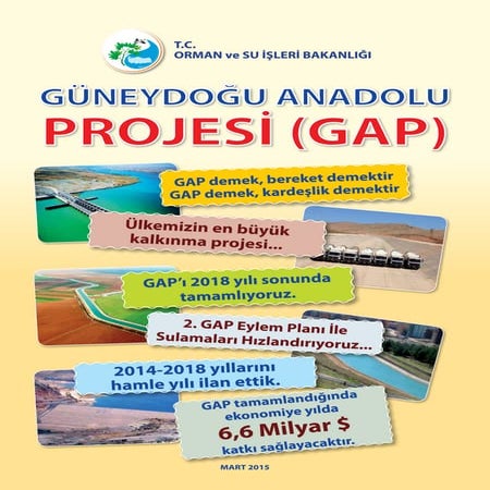 Ülkemizin En Büyük Kalkınma Projesi GAP... | PDF