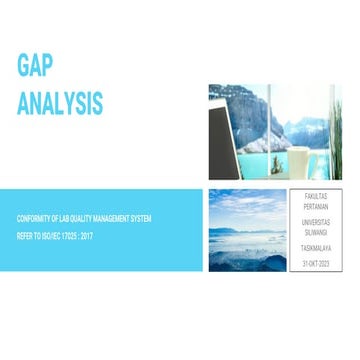 gap analysis iso 17025 lab quality system | PDF