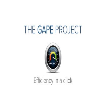 GAPE - Efficiency in a Click | PDF