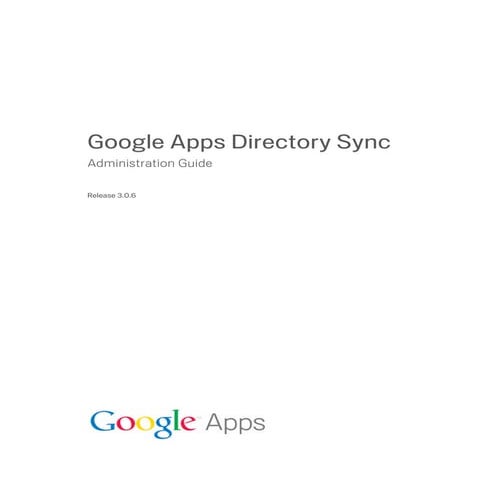 Gapps Directory Sync | PDF