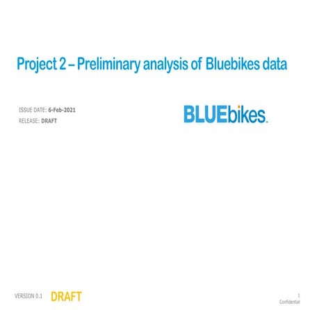 Ga project 2 bluebikes data analytics final | PDF