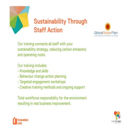 Sustainability through Staff Action | PPT