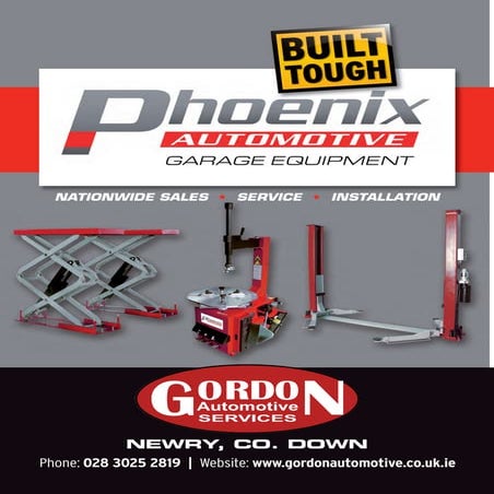Garage equipment ni | Gordon Automotive | PDF