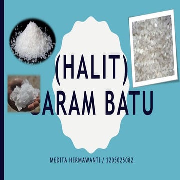 Garam batu | PPT
