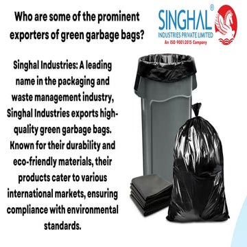 Garbage Bag Manufacture in India | Singhal indutries | PDF