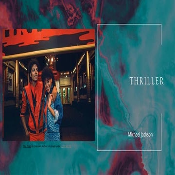 Michael Jackson - Black or White analysis | PPTX