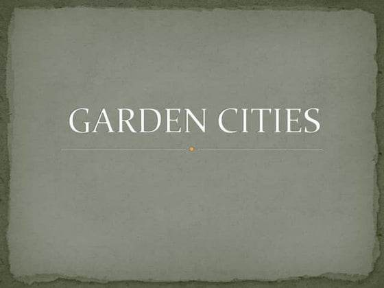 RADIAL CITY PLANNING | PPT