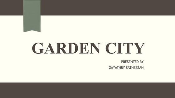RADIAL CITY PLANNING | PPT