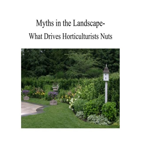 Landscape Myths | PPT
