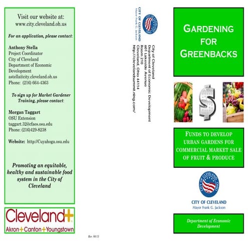 Big Ideas for Small Business: Gardening for Greenbacks Brochure 2013 ...