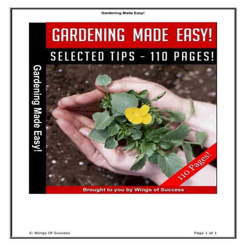 Gardening Made Easy! | PDF