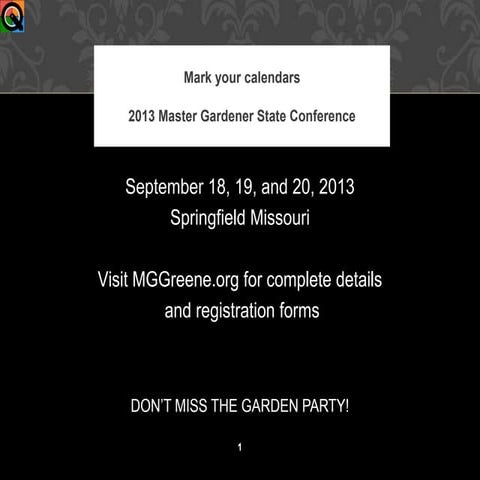 Garden Party | PPT