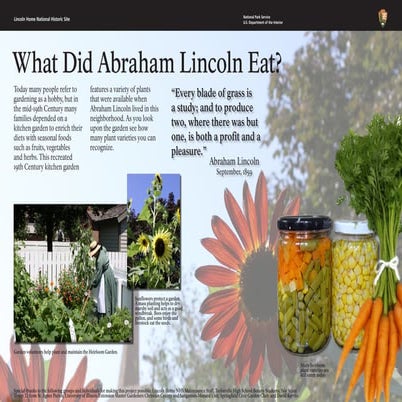 Heirloom Garden Wayside Exhibit | PDF