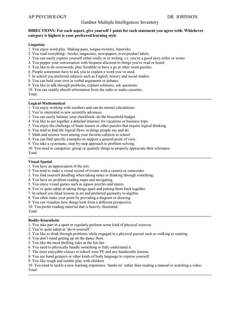 Take the PIG Personality Test | PDF | Hobbies & Interests