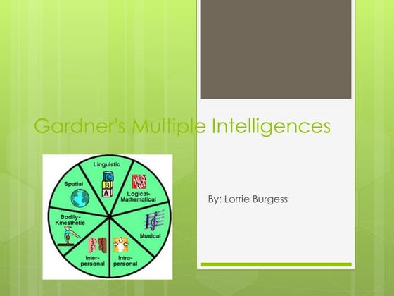 Multiple intelligences mine | PPT