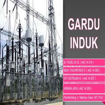 Gardu induk | PPTX