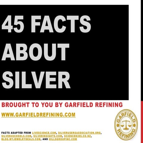Garfield Refining - 45 Facts You Didn't Know about Silver | PPT