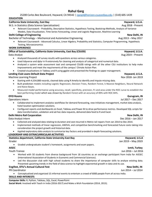 Resume garima garg | PDF