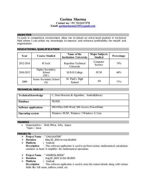 Resume (2) | PDF