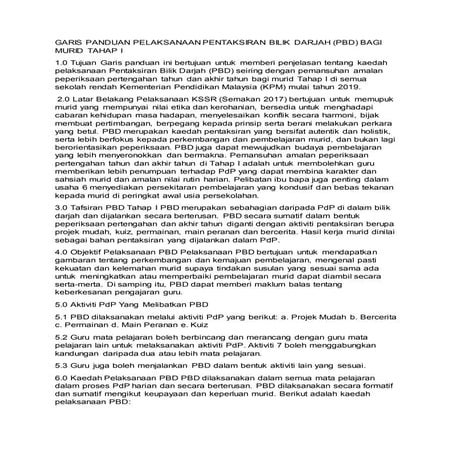 Garis panduan pbd | DOCX