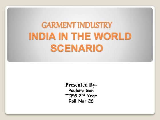 Garment Industry | PPT